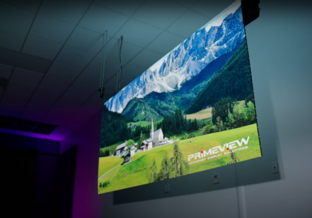 Primeview ReVolve LED Roll-Up Display | Rolling LED Display | ECC - Technology Systems ...